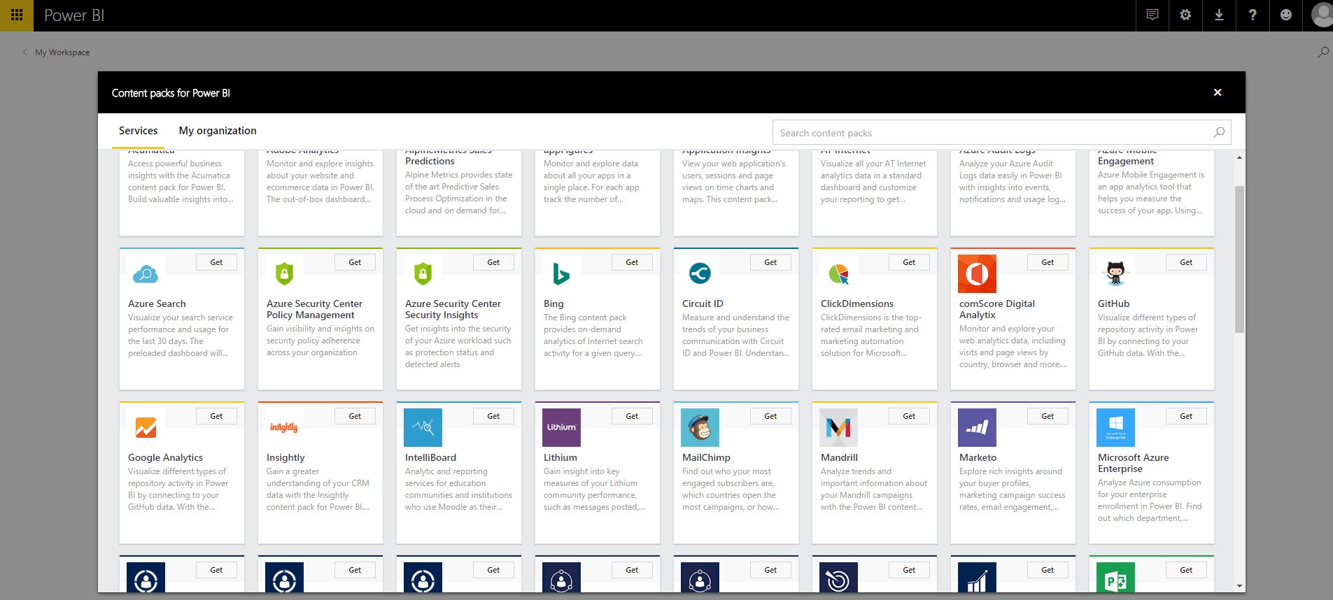 Solved: How to create online content pack in service - Microsoft Fabric ...