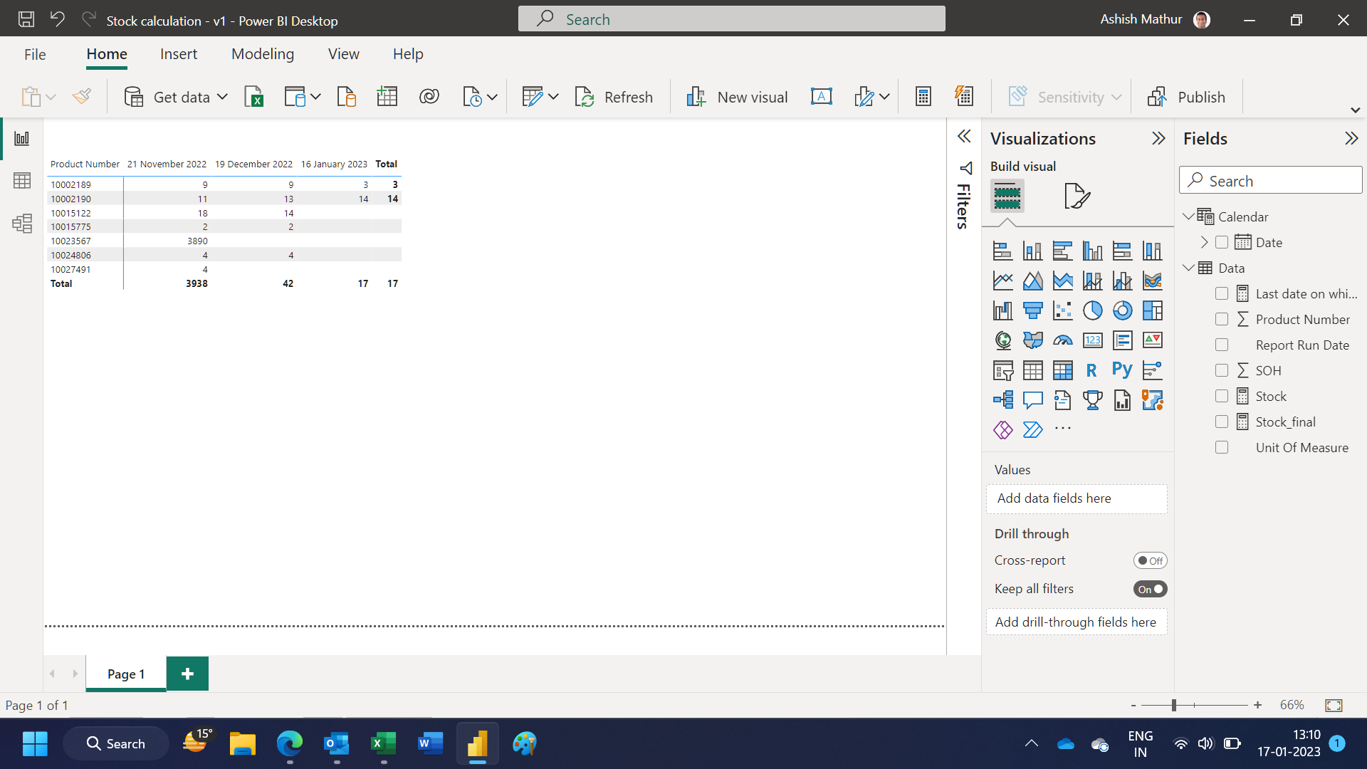 SumX for Product Value based on Max Date - Microsoft Fabric Community