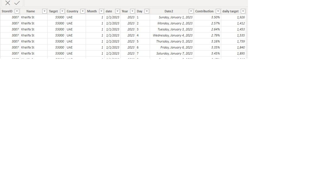 Target per shift - Microsoft Fabric Community