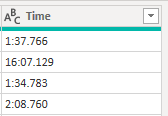 Solved: Text to Minutes, Seconds, Milliseconds Format - Microsoft ...