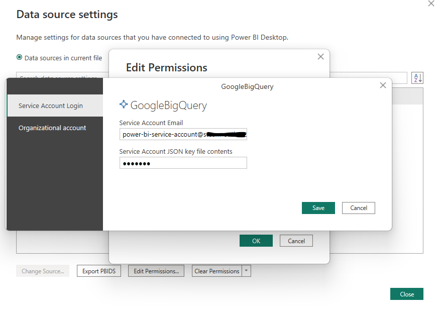 Setting up a Bigquery service account for Power BI - Microsoft Fabric ...