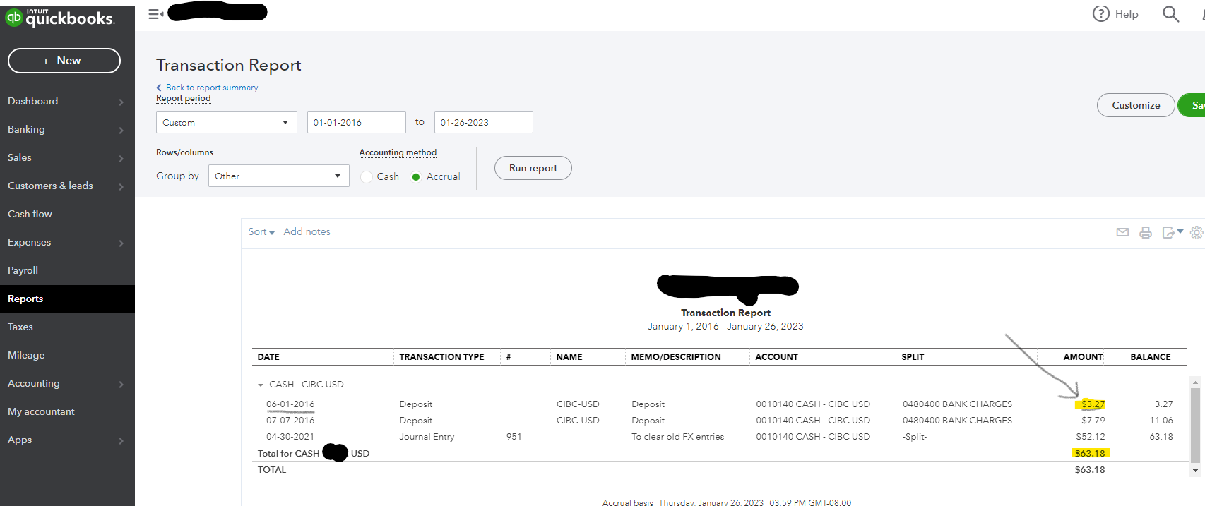 Quickbooks online General Ledger Table Amounts col... - Microsoft ...