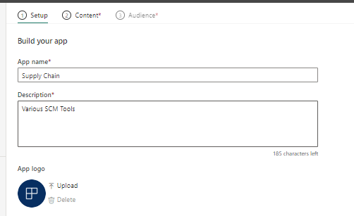 Unpublished Workspace App, blocking for "Create Ap... - Microsoft ...