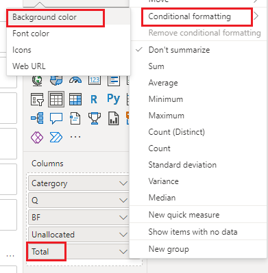 Solved: RAG Status on Total Volume in a table - Microsoft Fabric Community