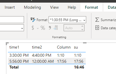 Convert to Time and SUM the value - Microsoft Fabric Community