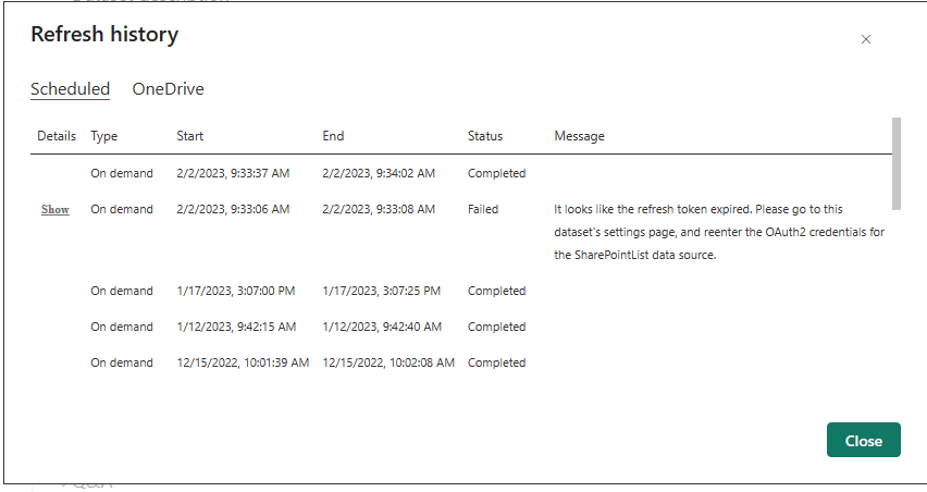 Solved: Dimension table does not refresh in power bi servi ...