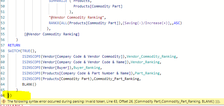 Solved: Power BI adds random brackets in the measures - Microsoft ...