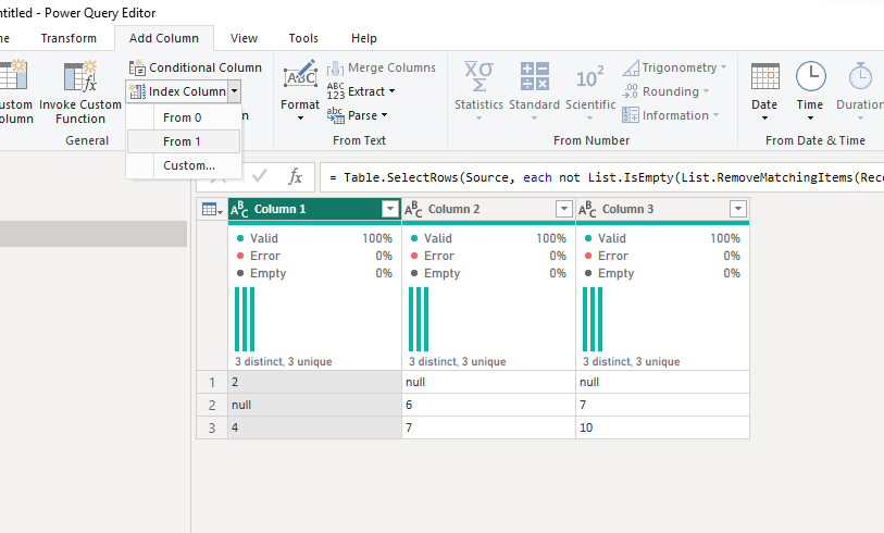 Numbers of rows where is not null - Microsoft Fabric Community