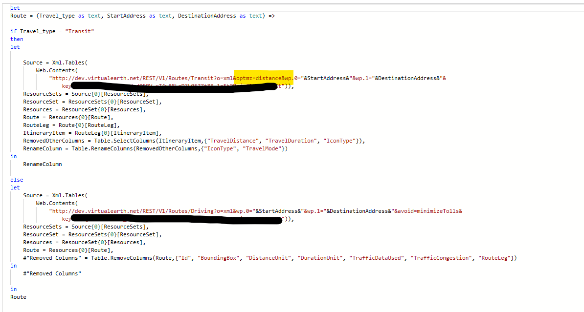 Optimizing transit routes using Bing API - Microsoft Fabric Community