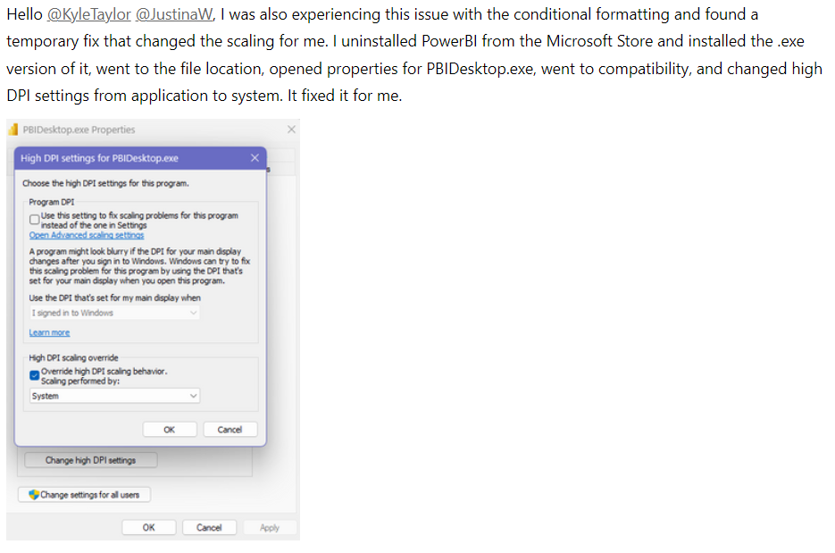 Solved: Help with screen size in Desktop for popups - Microsoft Fabric ...