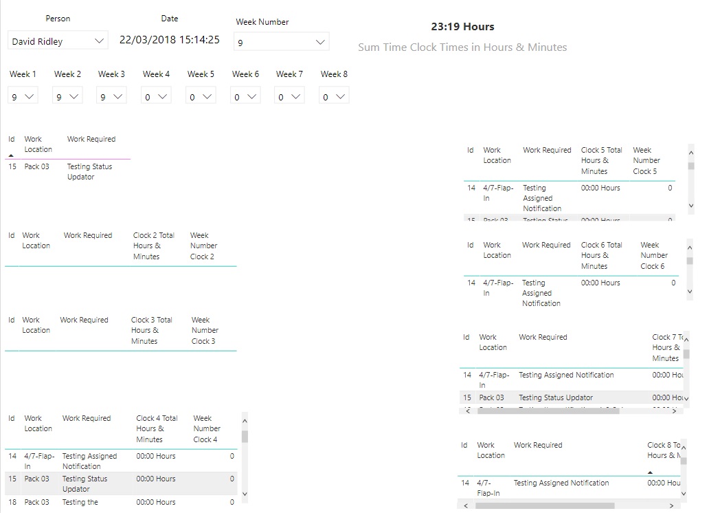 Filtering by Week Number over Multiple Week Number... - Page 2 ...