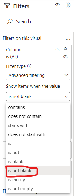 Remove empty Row header name from matrix having 2 ... - Microsoft ...