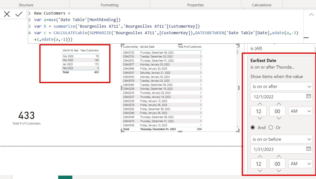 Solved: Lost Customers and New Customers based on Months - Microsoft ...