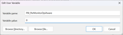 Solved: Power BI screen has the bug, reduced size. - Microsoft Fabric ...
