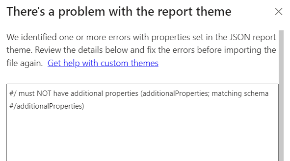 Solved: Custom themes are broken - Microsoft Fabric Community