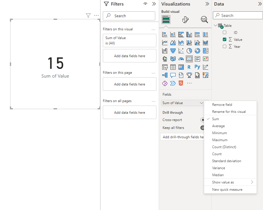 Solved: Different values between card visual and table vis ...