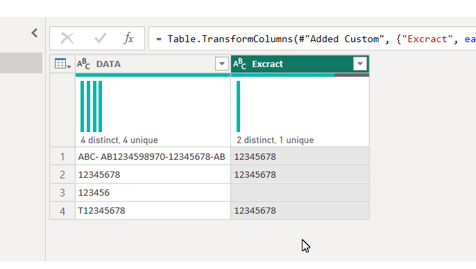 Solved: Extract 8 digit number from column contains text a ...