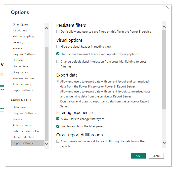 Export to excel option disappeared - Microsoft Fabric Community