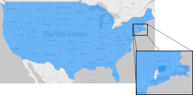 Filled map issue with counties in Connecticut - Microsoft Fabric Community