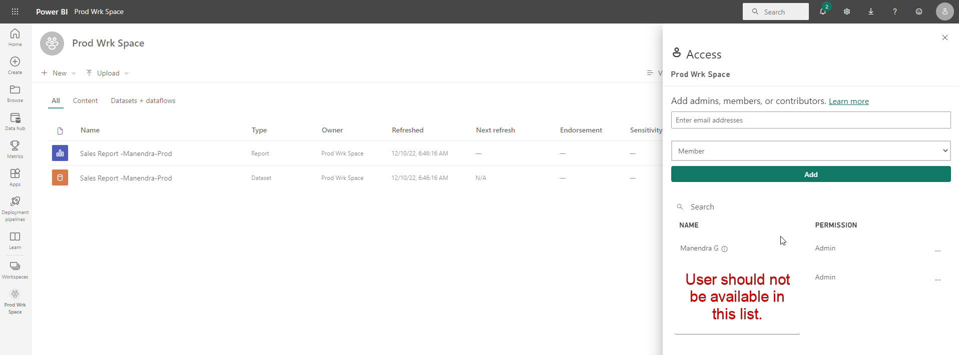 RLS in app workspace works only in "view as role" ... - Microsoft ...