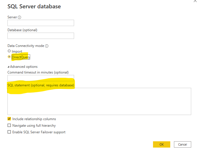 How to make Direct Query use "WITH (NOEXPAND)" in ... - Microsoft ...