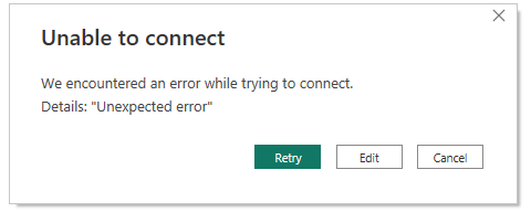Solved: SurveyMonkey Connector - Unable to Connect: Unexpe ...