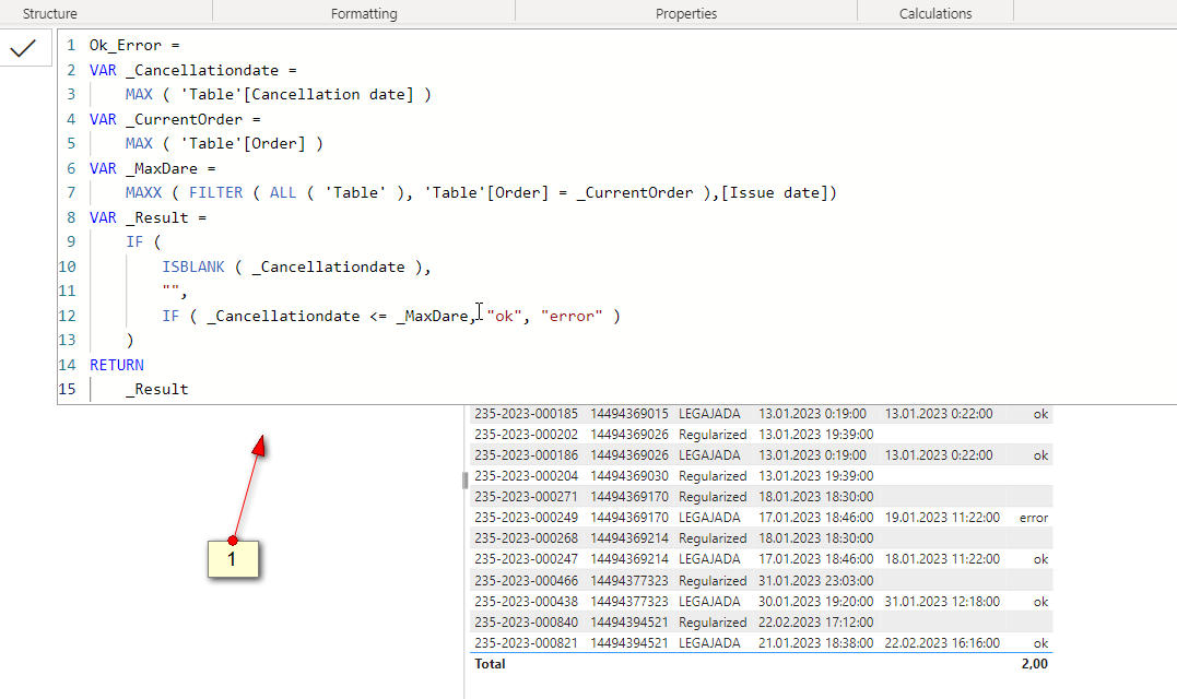 Date sequence validation for duplicates - Microsoft Fabric Community