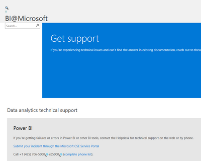 The page to submit a support ticket is not working - Microsoft Fabric ...