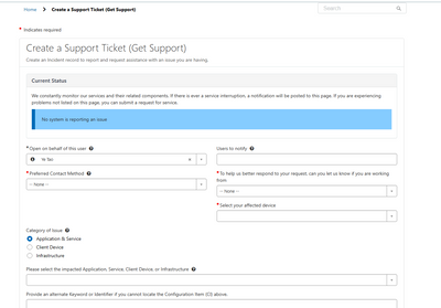 The page to submit a support ticket is not working - Microsoft Fabric ...