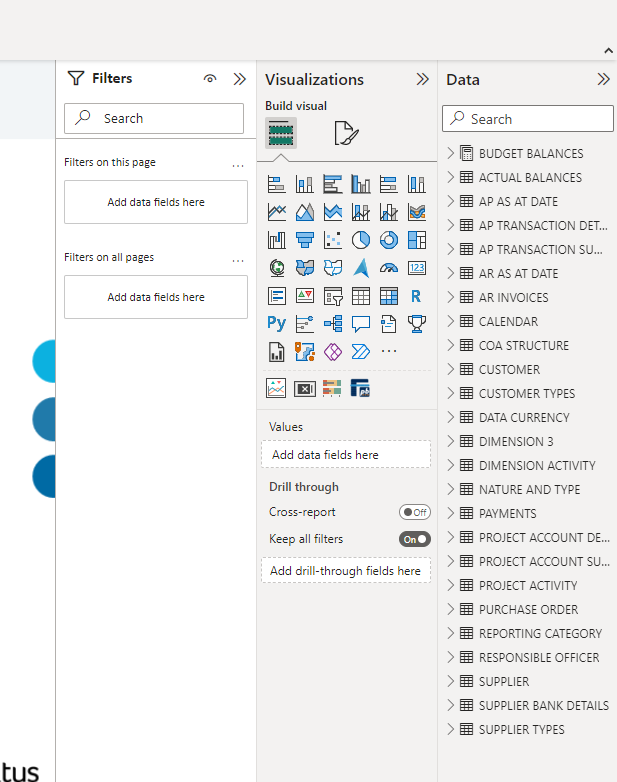 Model View is blank (direct query mode) - Microsoft Fabric Community