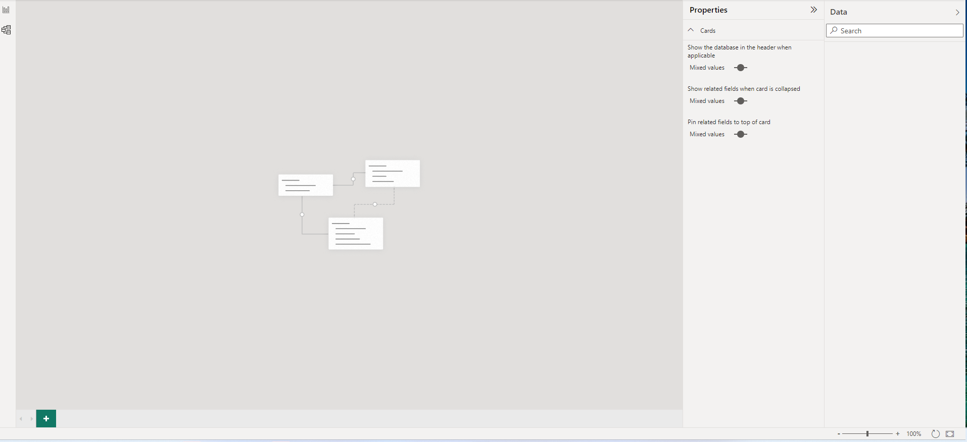 Model View is blank (direct query mode) - Microsoft Fabric Community