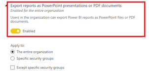 Can't Export PowerBI to PowerPoint - Microsoft Fabric Community