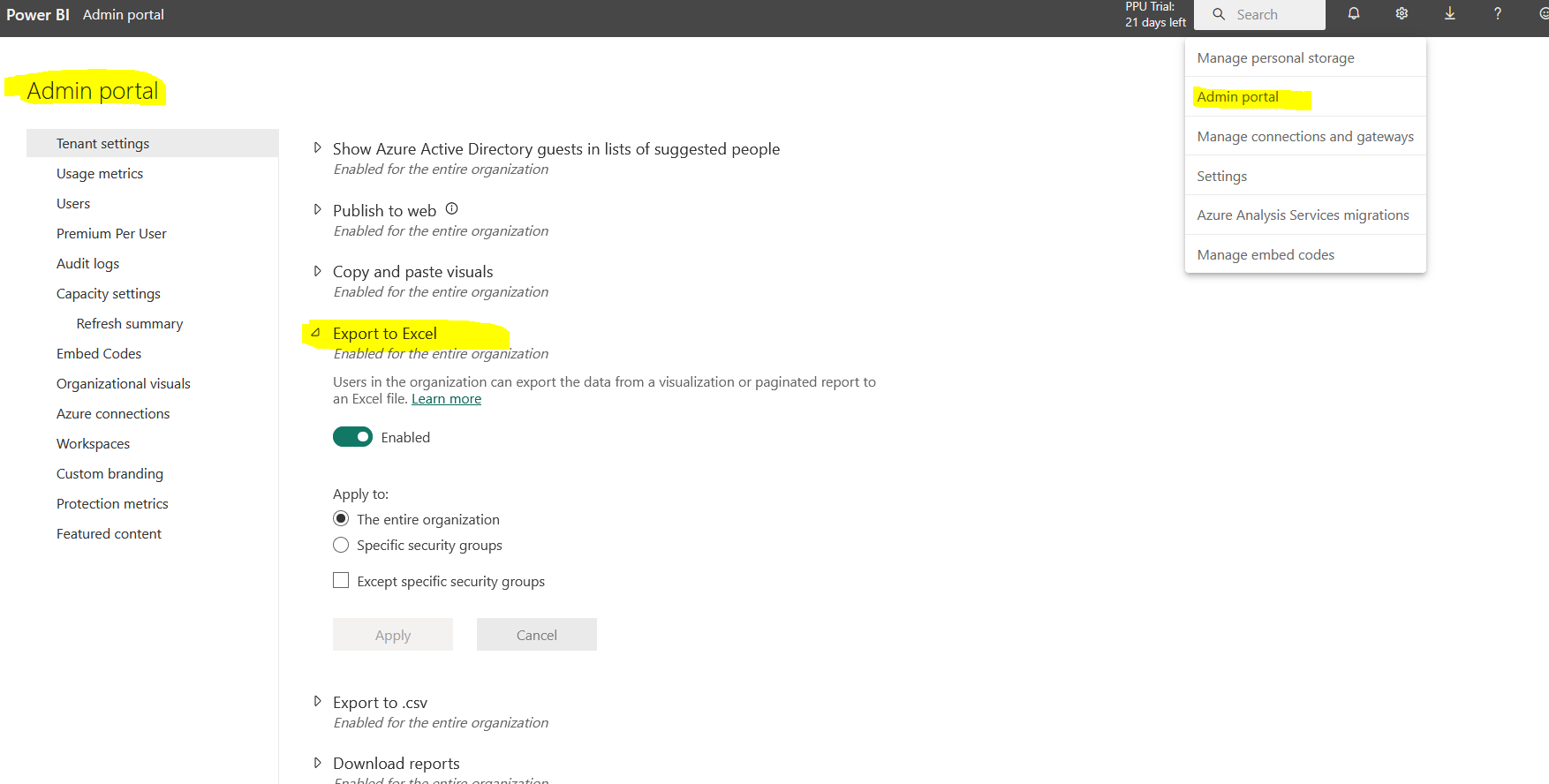 Export To Excel Permissions With Security Groups b... - Microsoft ...