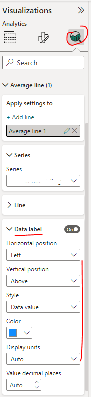 Avg line format - Microsoft Fabric Community