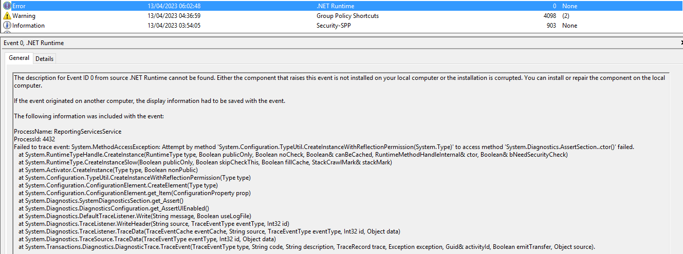 Error when refreshing subscription after upgrading... - Microsoft Fabric Community