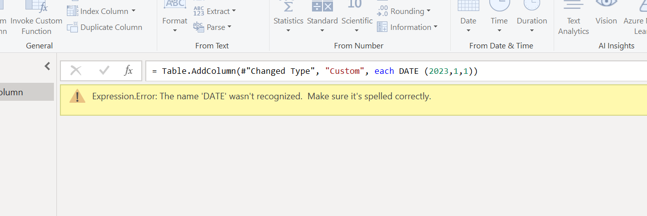 Solved: DATE error - Microsoft Fabric Community