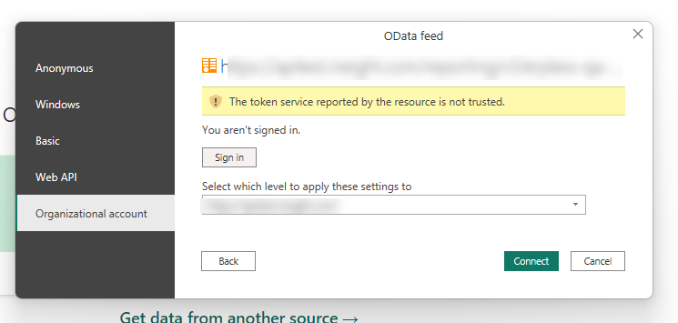 OData Connector - Issue with B2C Authentication En... - Microsoft ...