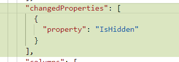 BUG:"property": "IsHidden" appearing as a differen... - Microsoft ...