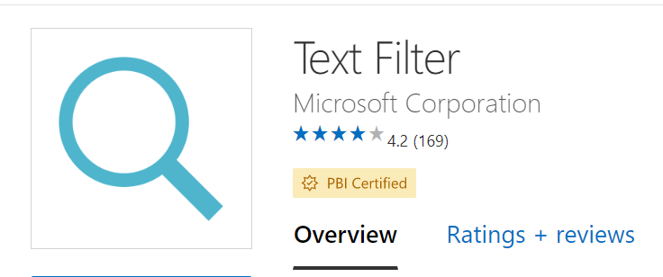 Text Filter Visual - Microsoft Fabric Community