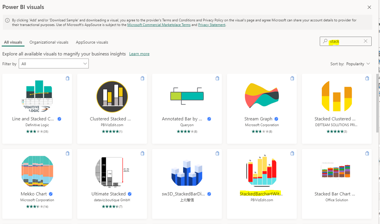 Solved: How to add labels to PBI 100% stacked bar chart? - Microsoft ...