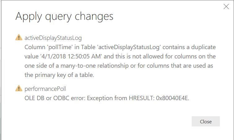 Solved: Merge Error for duplicates for primary key when it ...