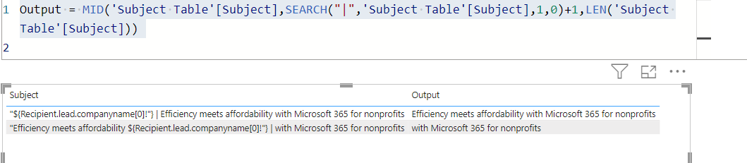 Solved: How to remove certain text from the subject line - Microsoft ...