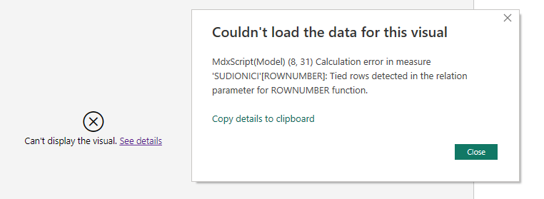 Getting dynamic serial numbers for rows in Matrix ... - Microsoft ...