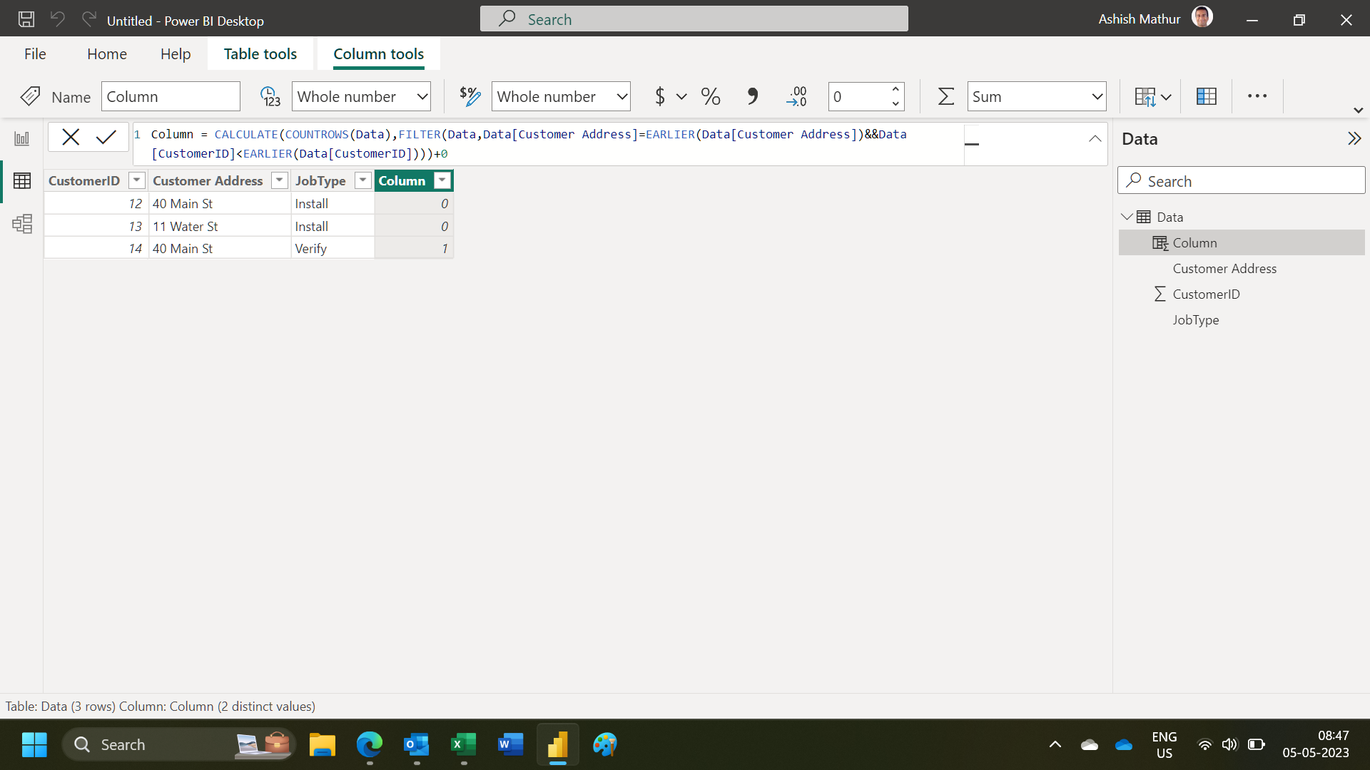 Need Help To Identify Duplicate Field Microsoft Fabric Community