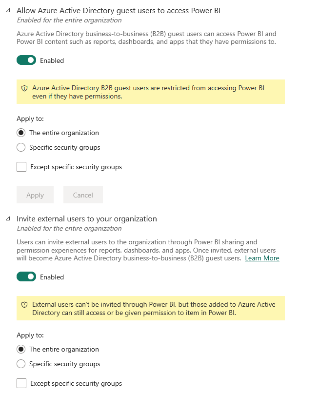 Azure Active Directory B2B Access - Microsoft Fabric Community