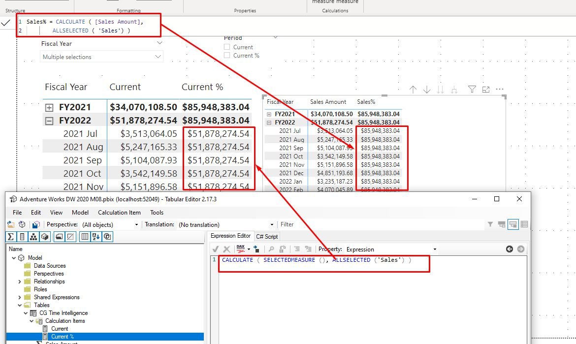 Calculation group using filter modifier looks like... - Microsoft Fabric Community