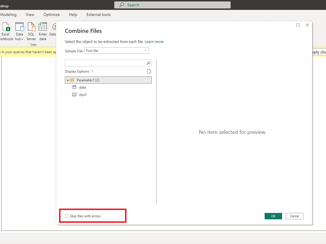 Solved: What and When to use Feature "skip files with... - Microsoft ...