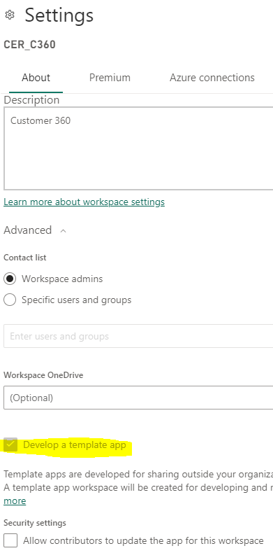 Solved: How to untick "Develop a template app" button in a ...