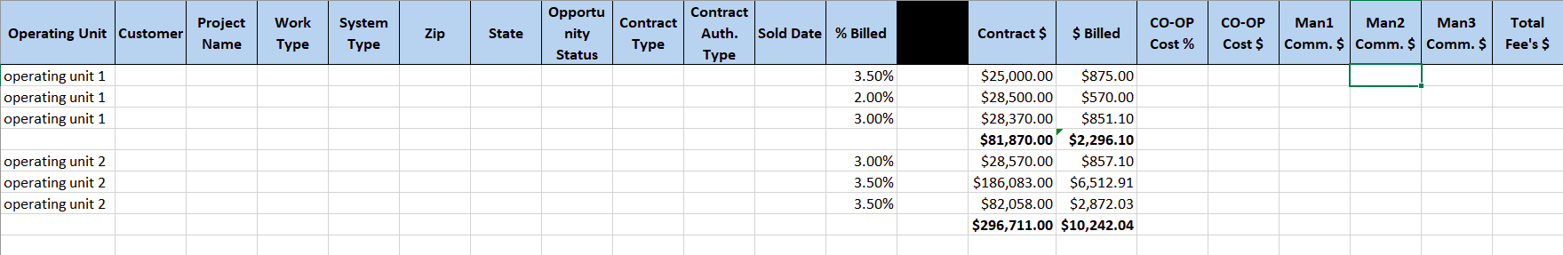 Multi Table Excel spreadsheet - is it possible? - Microsoft Fabric ...