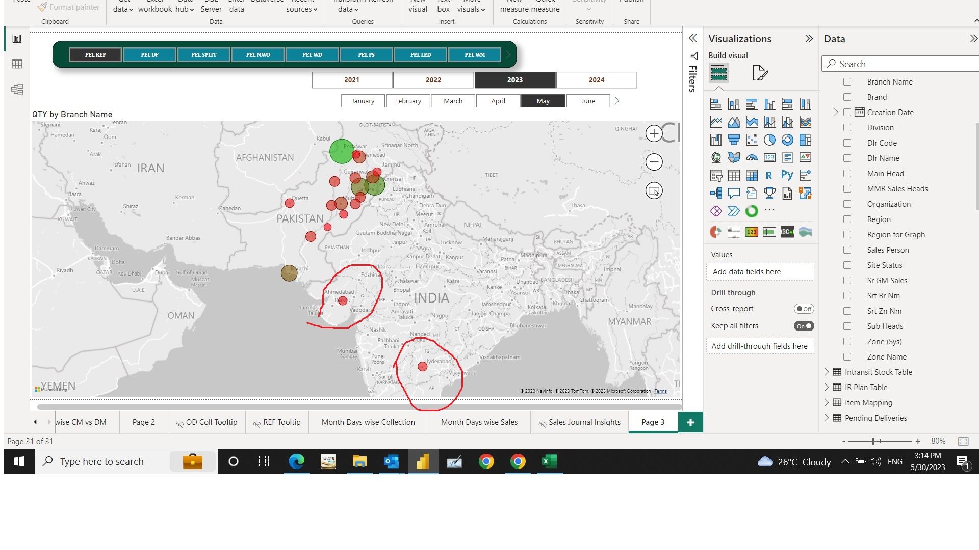Solved: In Map Same city name in two different countries. - Microsoft ...